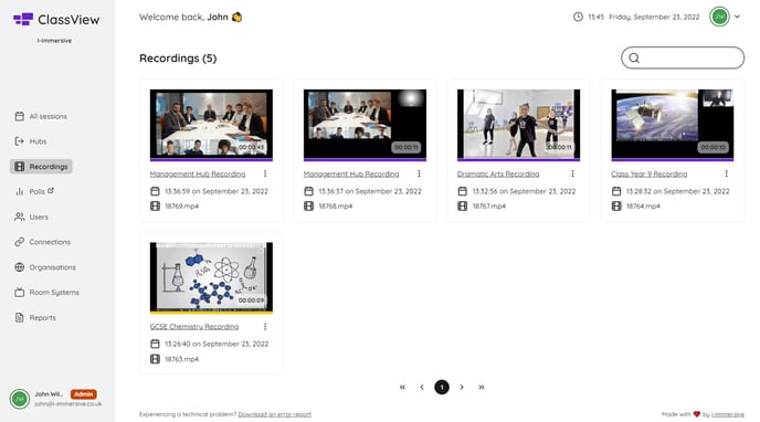 Quick Start Guide To Using Classview